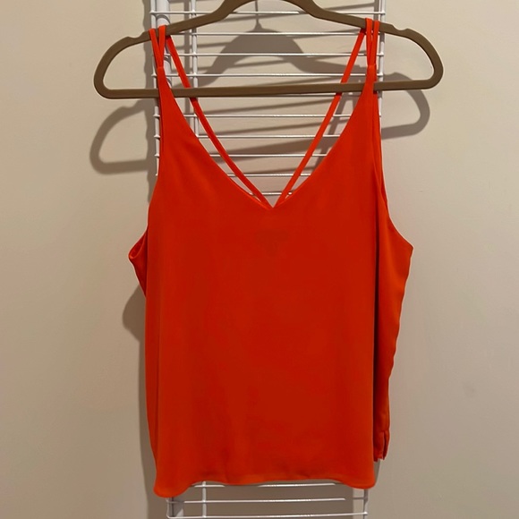 Topshop | Tops | Topshop Red Spaghetti Strap Top | Poshmark